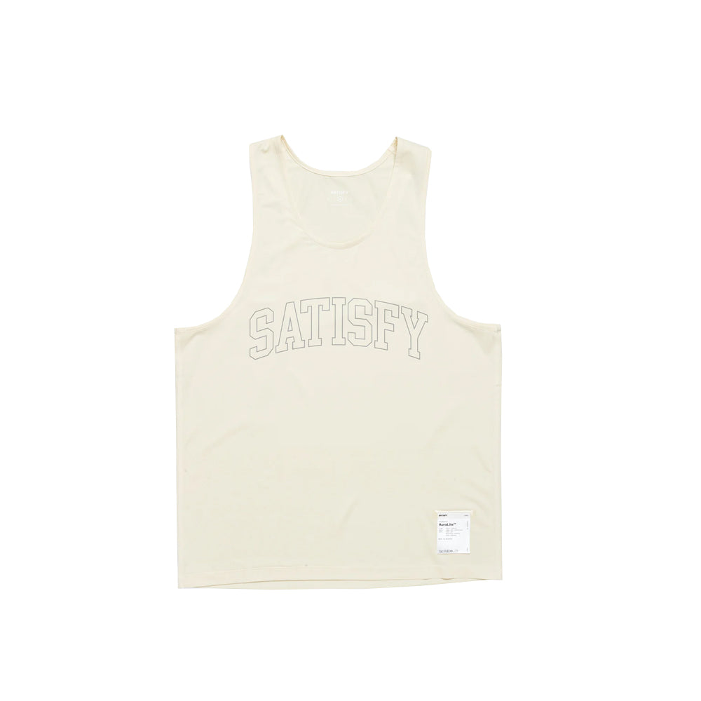 Satisfy AuraLite Tech Singlet - Cream – CCACHE RUNNING