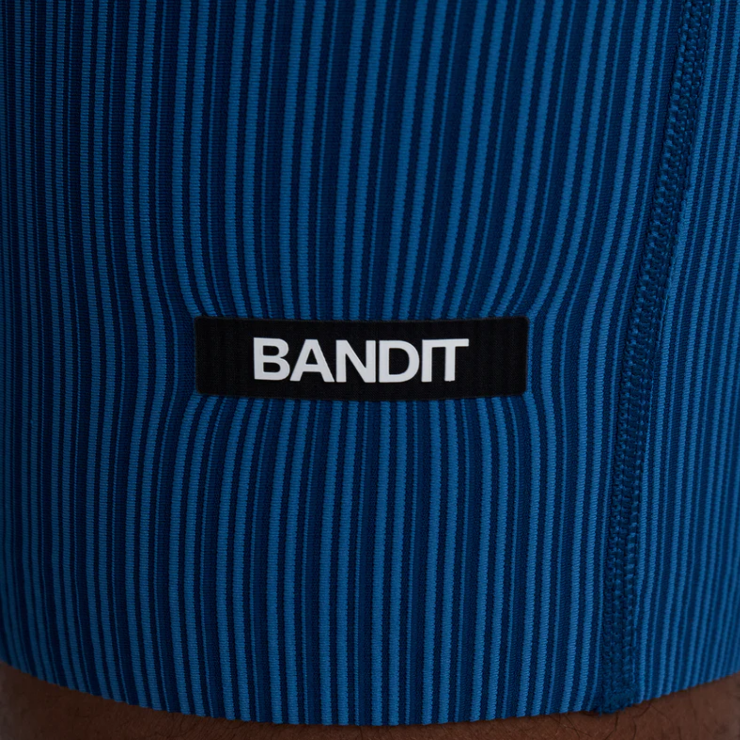 Bandit Running Striped Cadence™ 7 Pocket Lined Half Tights - Ink Blue ...