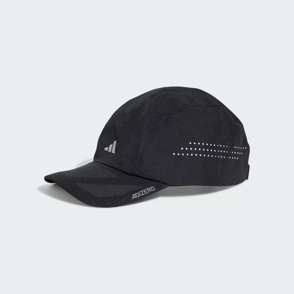 Adidas Adizero Lightweight Climacool Cap - Black/Reflective Silver ...