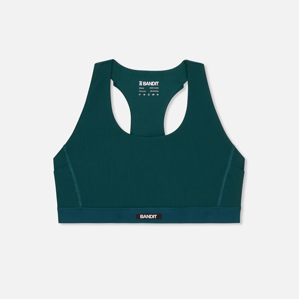 Bandit Running Cadence Scoop Neck Run Bra - Pine – CCACHE RUNNING