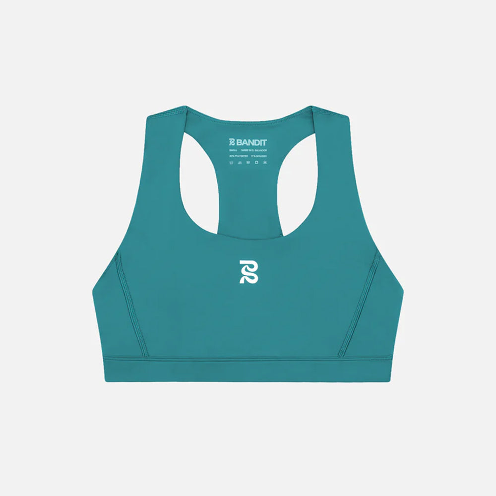 Bandit Running Stamina Scoop Neck Run Bra - Gulf Stream – CCACHE RUNNING