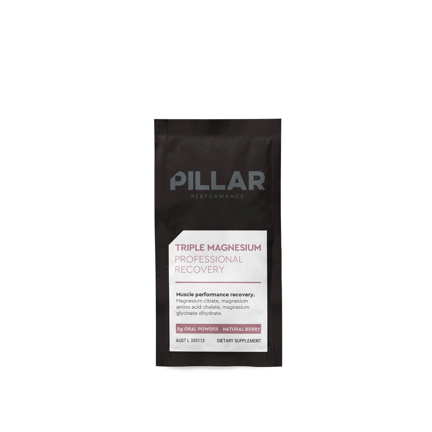 Pillar Performance Triple Magnesium Recovery Powder Sachet - Natural B ...