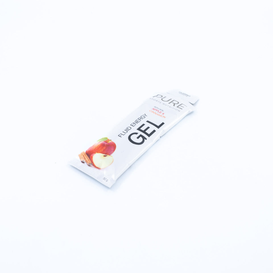 PURE Sports Nutrition Fluid Energy Gel 50g - Apple Cinnamon (Single Se ...