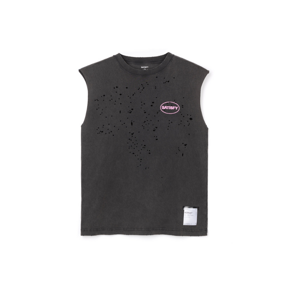 Satisfy MothTech™ Muscle Tee - Aged Black – CCACHE RUNNING