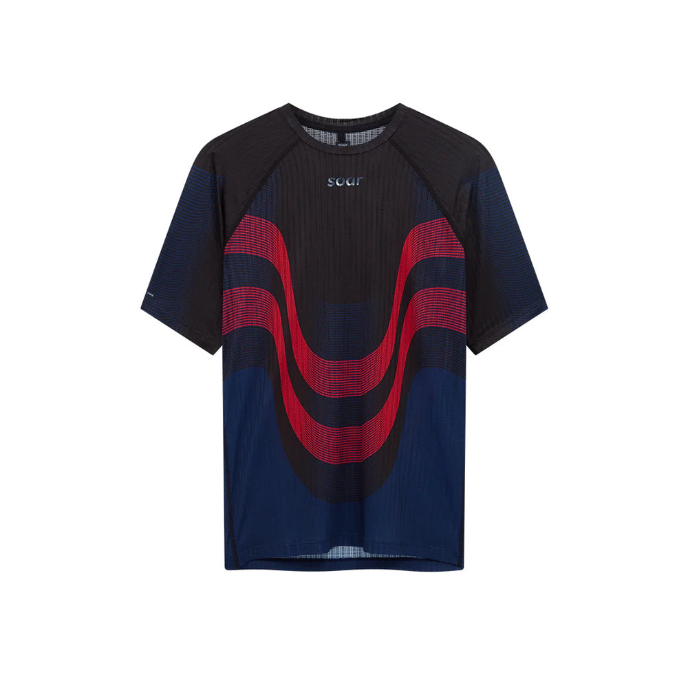 Soar Race Tee - Black/Red/Navy – CCACHE RUNNING